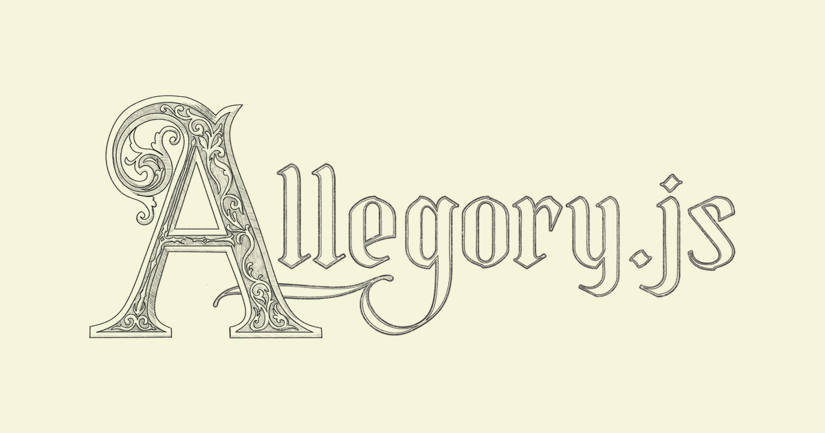 Allegory.js - A Web-Native Interactive Fiction Engine